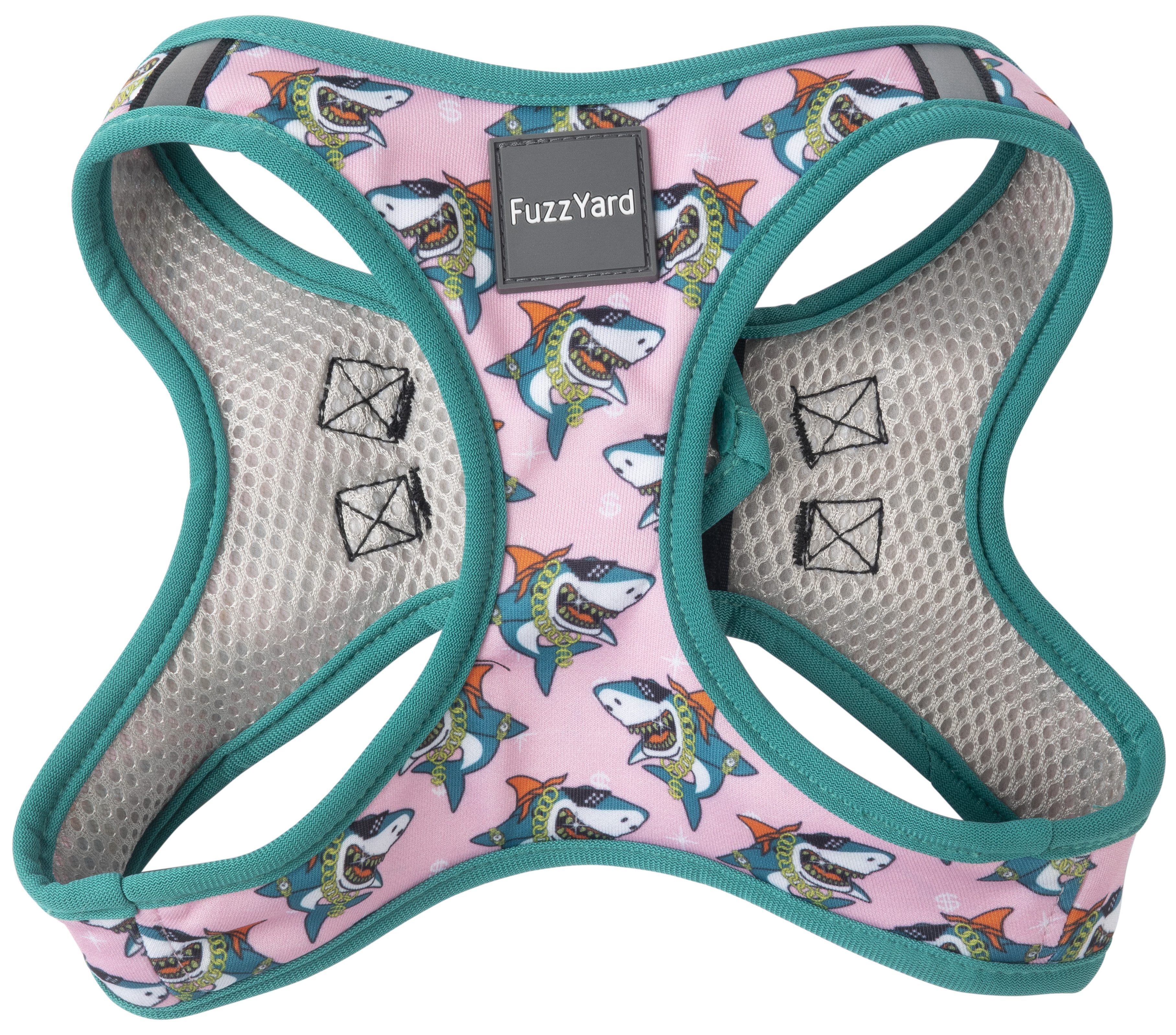 FuzzYard Step-In Harness For Dogs (5 Sizes) - LL Cool Jaws - aPetMart